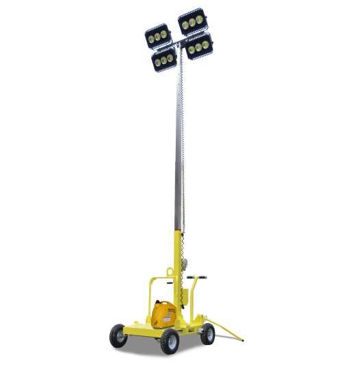 Flutlichtmast Flutlicht Strahler Bau LICHTMAST LT800 LED 3.000 m² ...